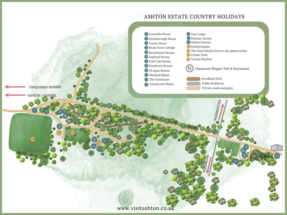 Map | Ashton Estate Country Holidays: Luxury Holiday Rental Houses